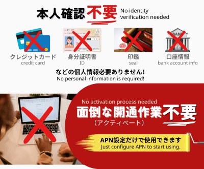 DATA SIM EXPRESS - Docomo SIM